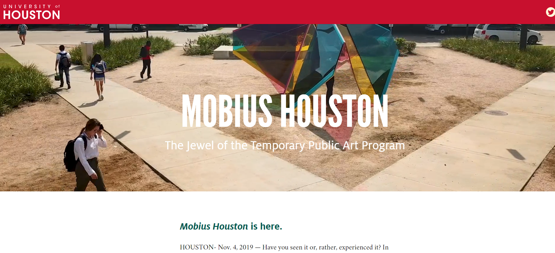 MOBIUS HOUSTON: The Jewel of the Temporary Public Art Program - Public ...