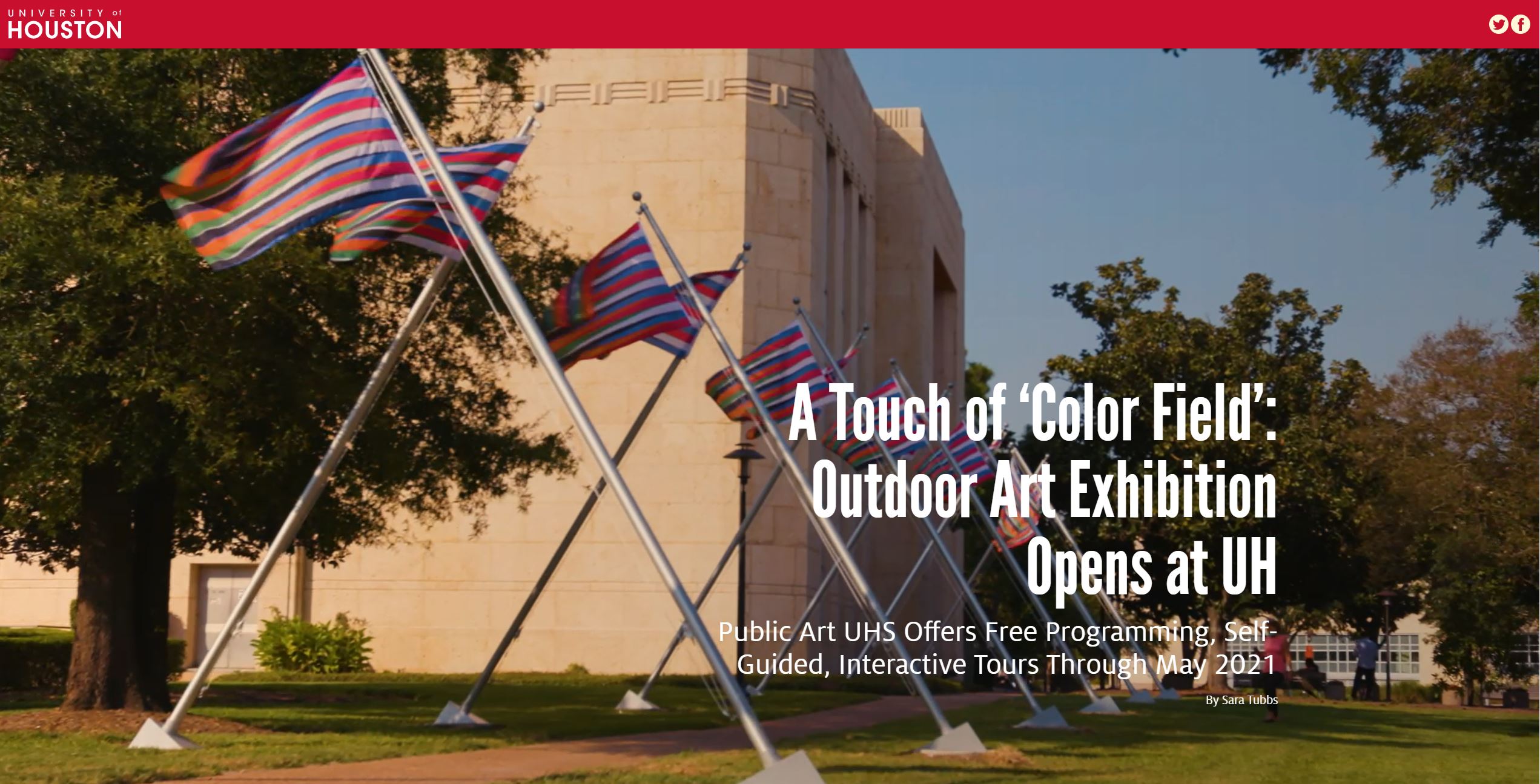 A Touch of ‘Color Field’: Outdoor Art Exhibition Opens at UH - Public ...