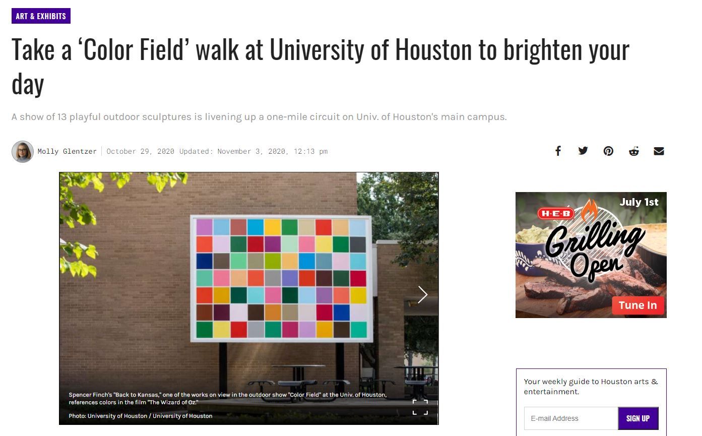 Take a ‘Color Field’ walk at University of Houston to brighten your day ...