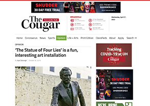 ‘The Statue of Four Lies’ is a fun, interesting art installation ...
